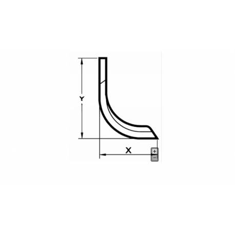 Cutit freza Valpada 96x220 D 10.5x45 60x6 mm accesorii-agricole.ro