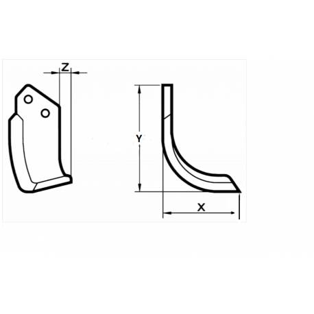 Cutit de freza Dondi Dr accesorii-agricole.ro